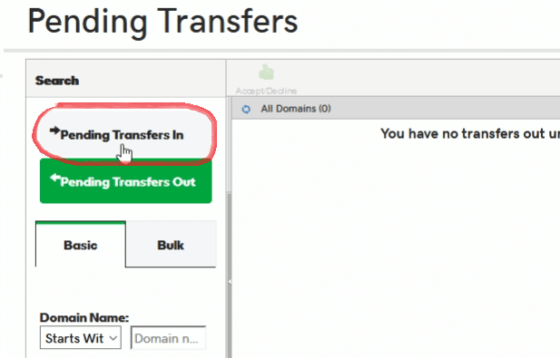 Godaddy Transfer In, Where to Enter Transaction IDs and Authorization ...