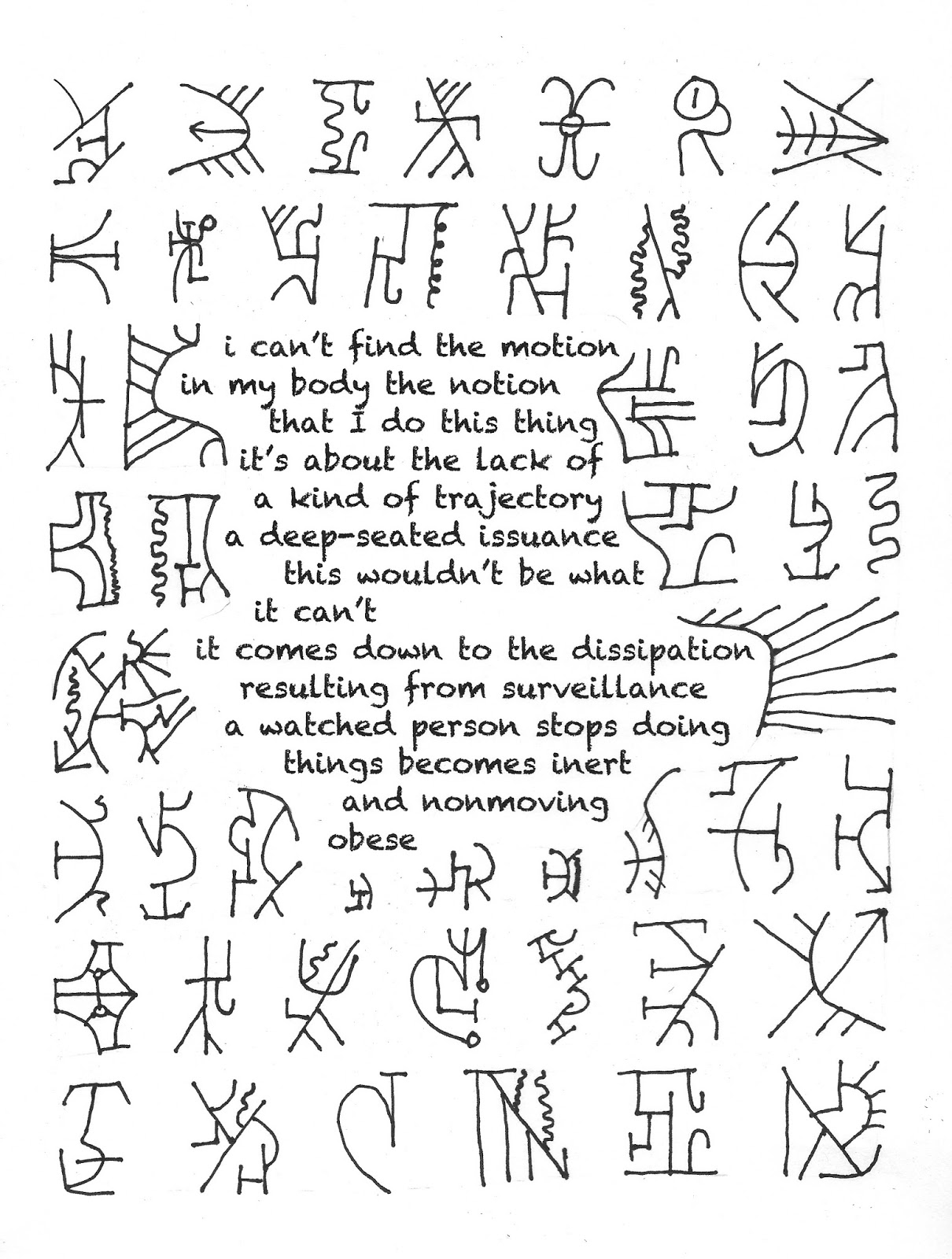 The New Post-literate: A Gallery Of Asemic Writing: Five Asemic/Verbal ...