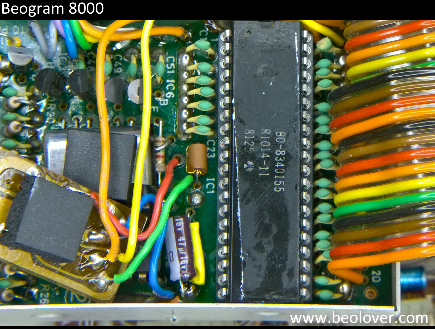 beolover: Beogram 8000: Recapping The Main Board and Microcomputer Board