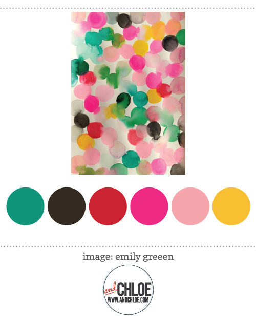 &chloe: everyday palette :: emily green watercolors :: 42