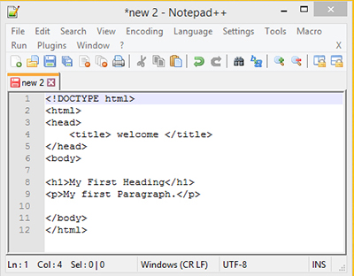 ภาษา HTML: การสร้างเว็บเพจด้วยภาษา HTML