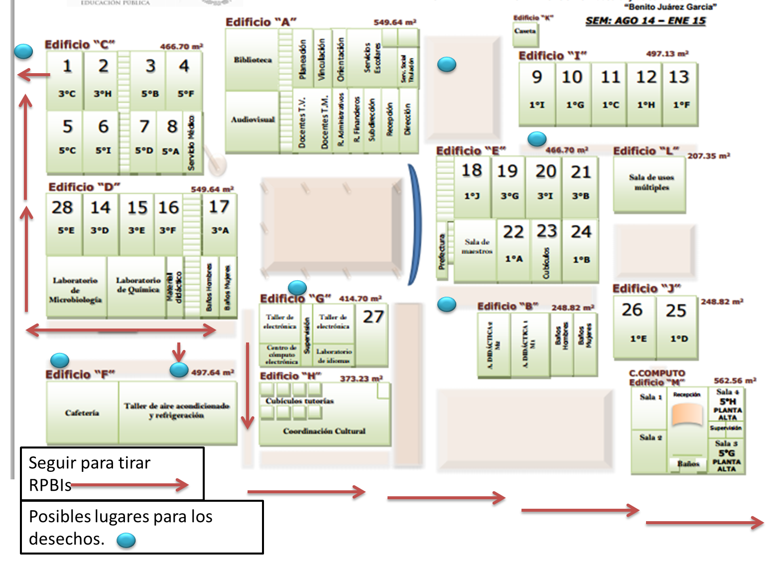 Microbiología 3-G Equipo #2: Ruta de desecho RPBI en CBTI's 128