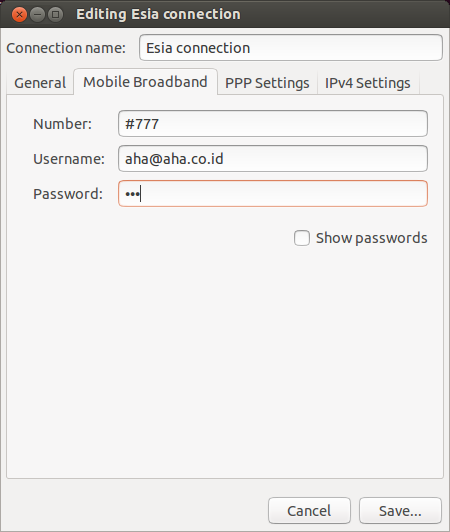 Setting Modem AHA Di Ubuntu 13.04 Raring Ringtail