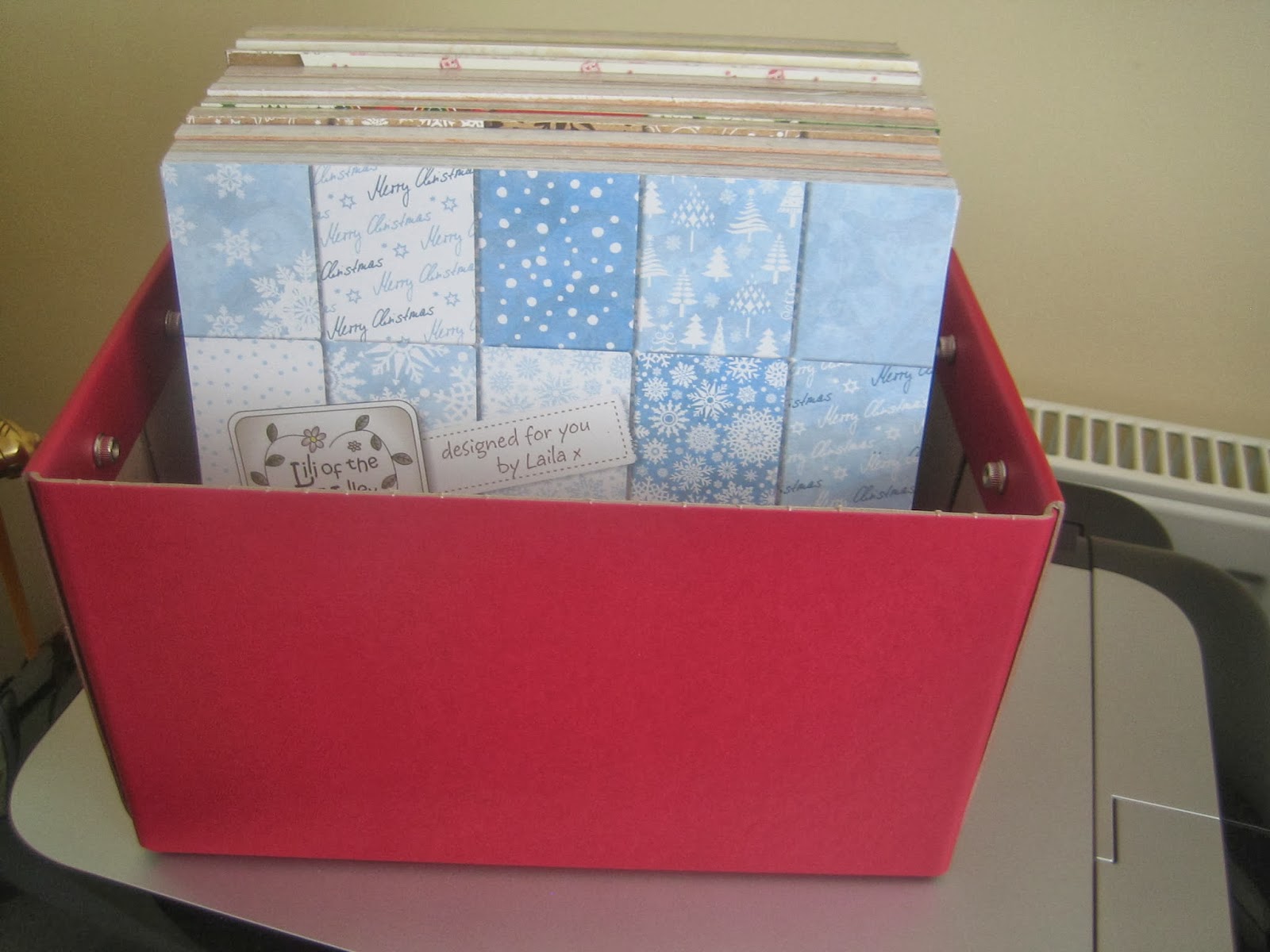 Pixie's Crafty Workshop: Organising paper pad storage