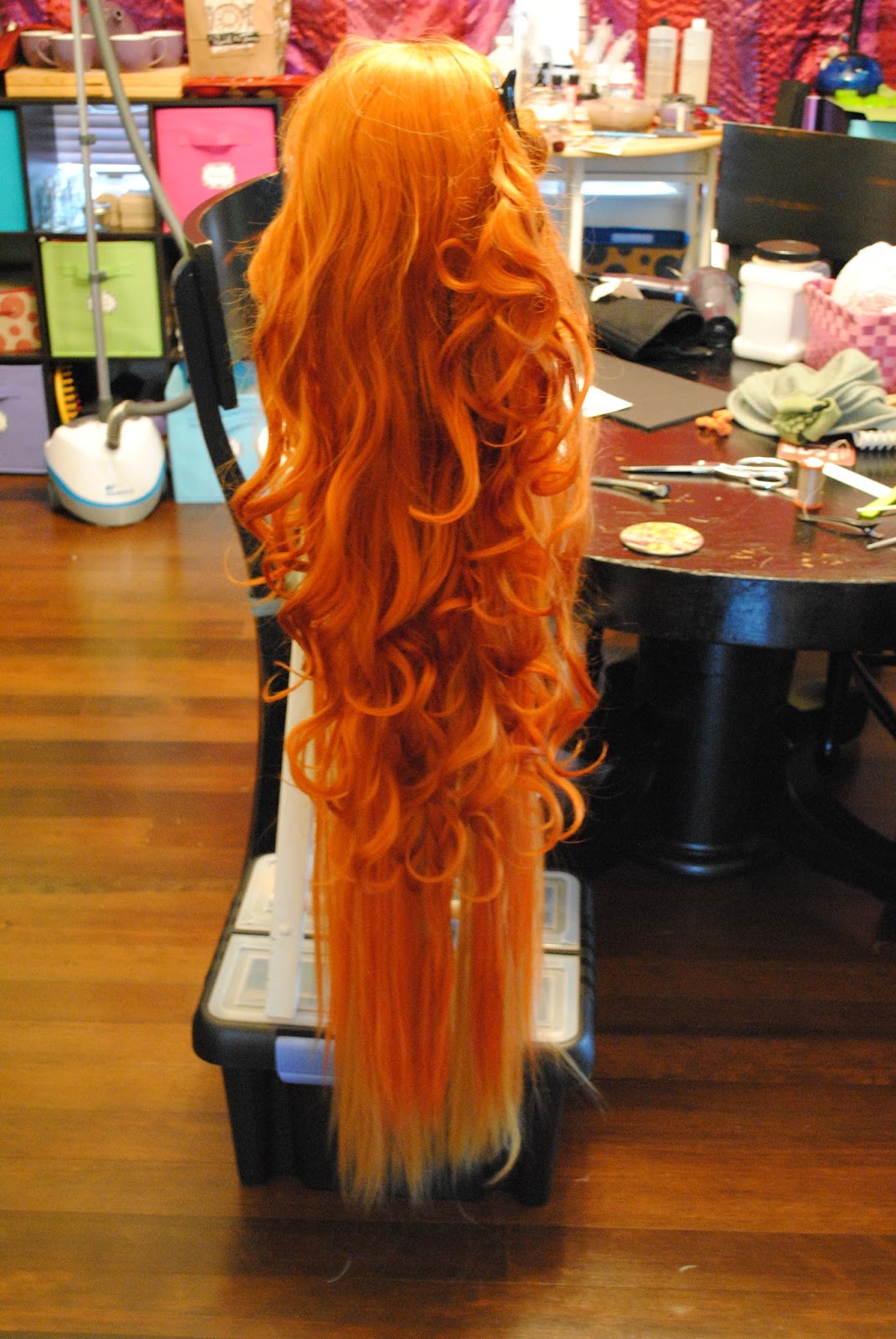 Adventures in Cosplay: Teen Titans - Starfire's Wig (with bonus Robin and Raven wigs)
