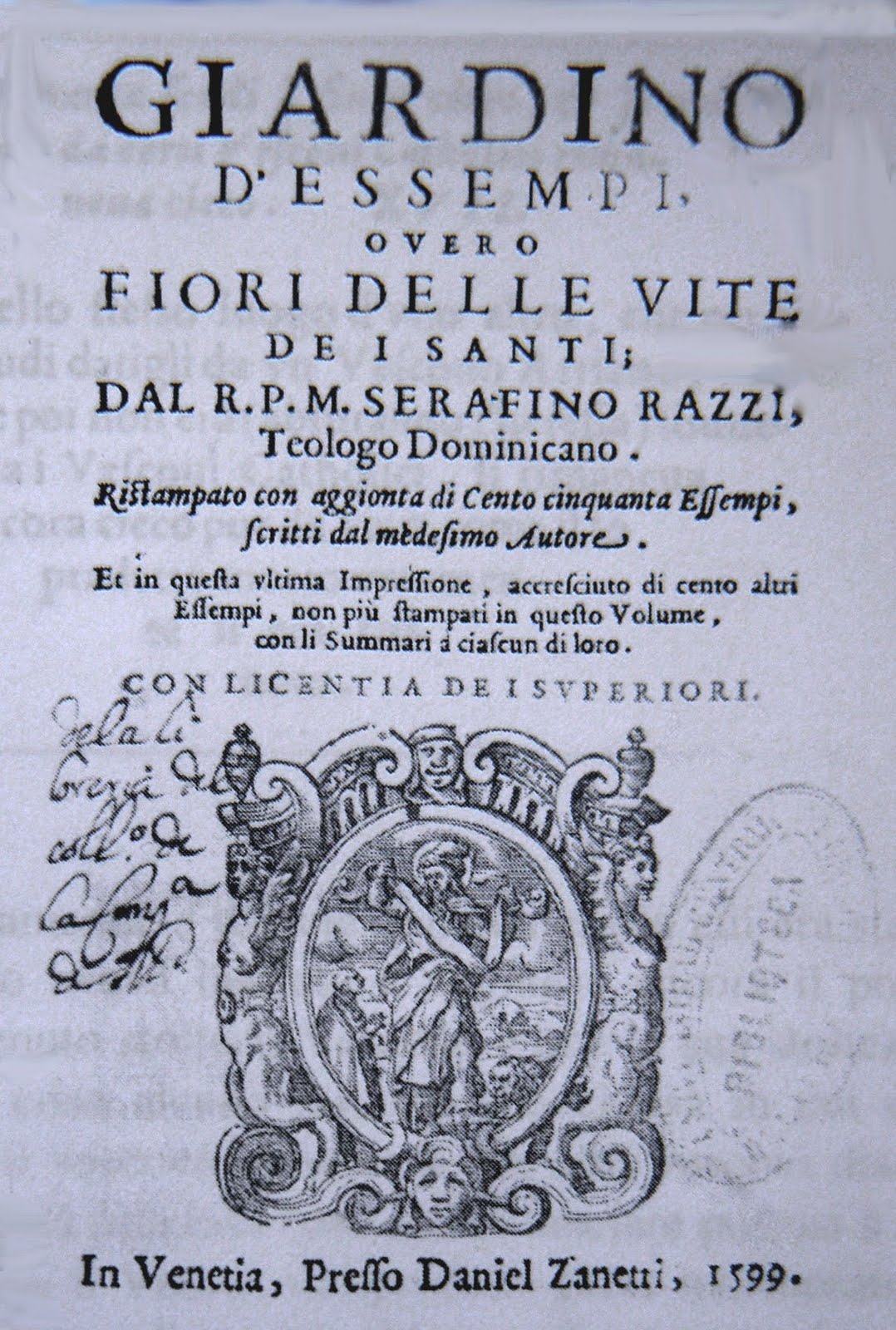 Il blog della Biblioteca di Marradi: 1595 Serafino Razzi