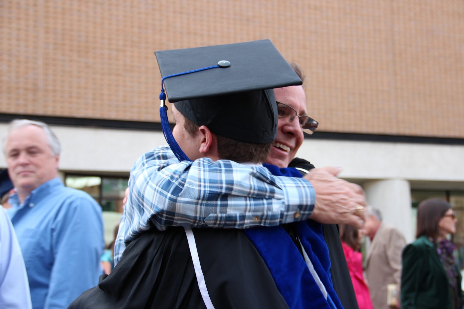 Aaron and Caroline: Aaron graduated from BYU!