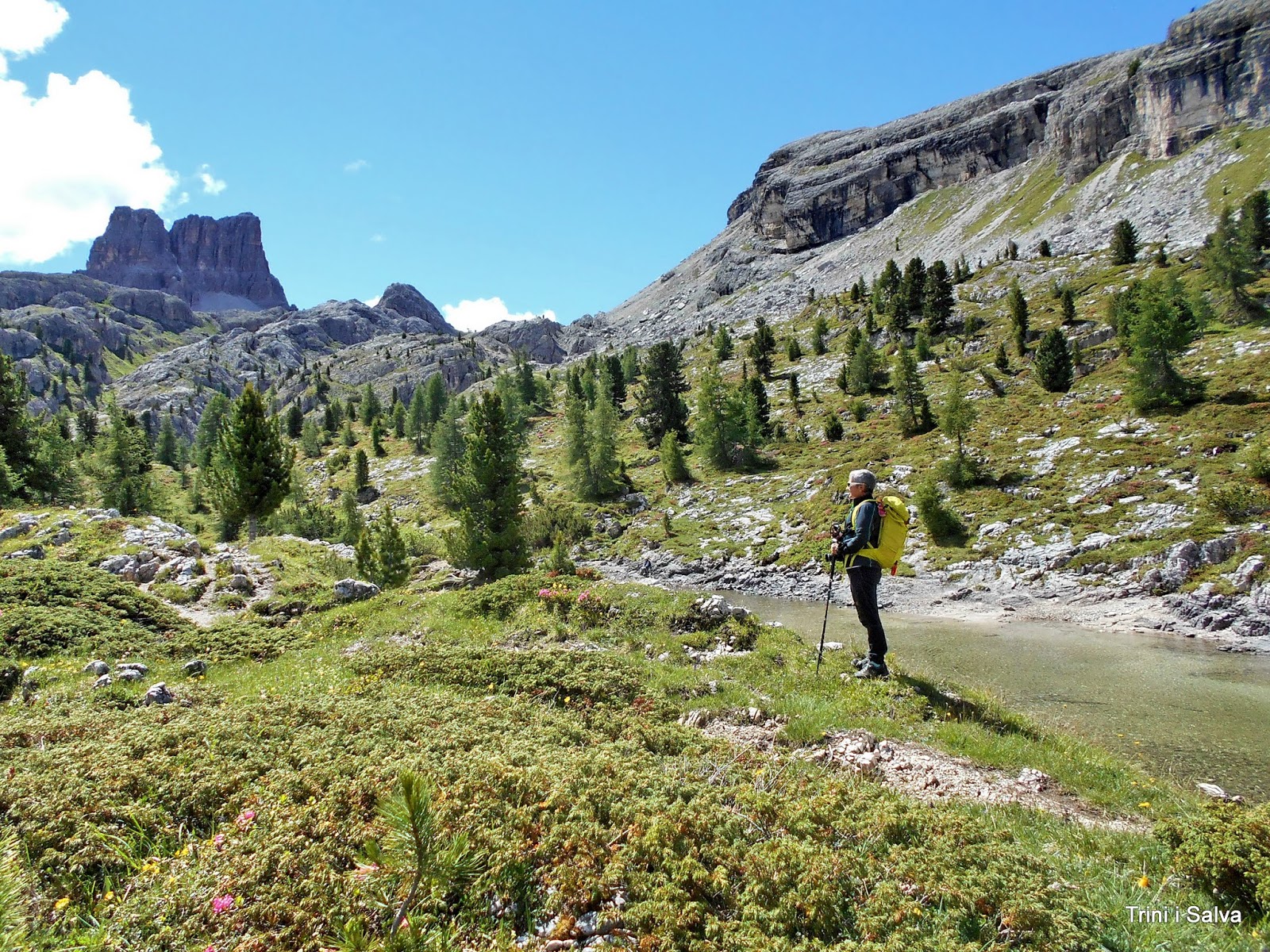 TRINI Y SALVA: Lago Limedes y forcella Averau