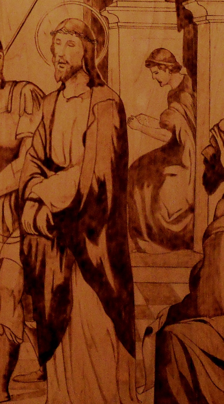 Joes Woodburning: Jesus, Christ, Condemned, art, pyrography ...
