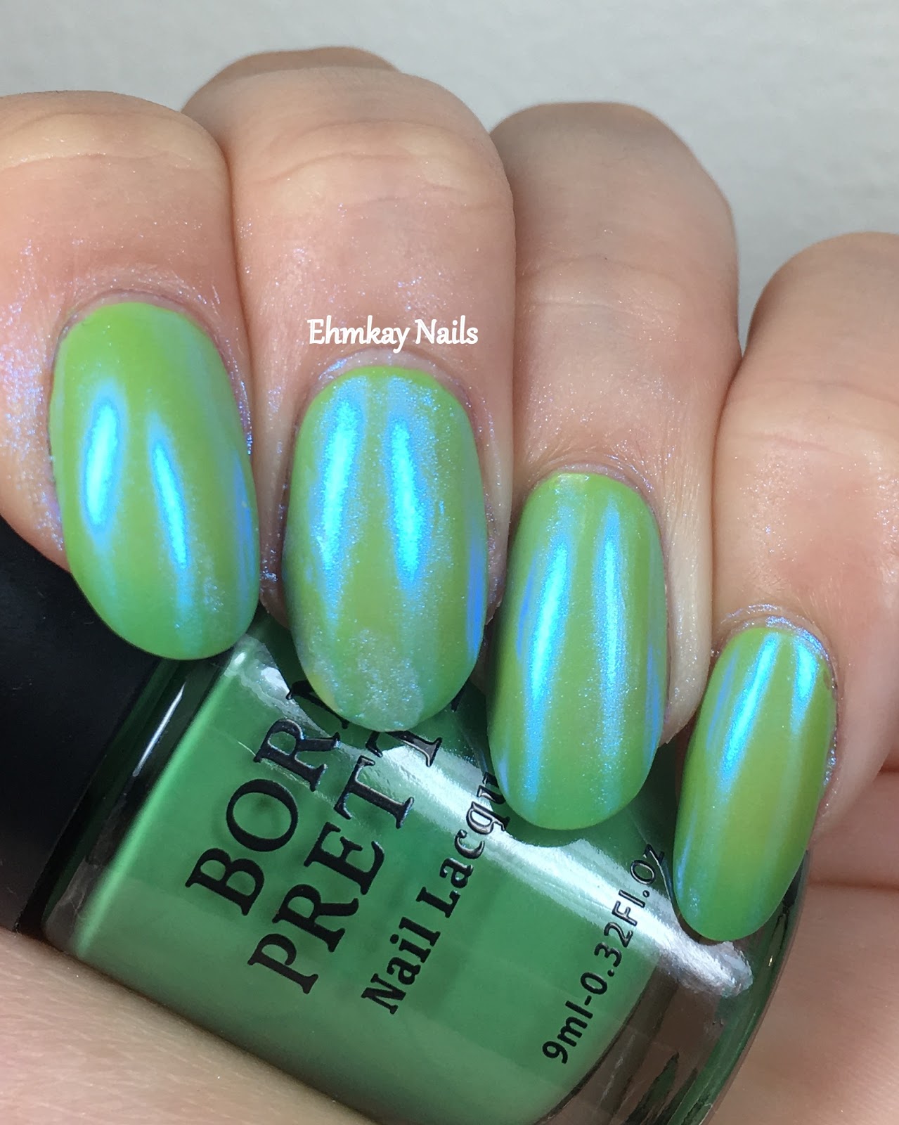 ehmkay nails: Born Pretty Mermaid Powder with Mermaid Stamping
