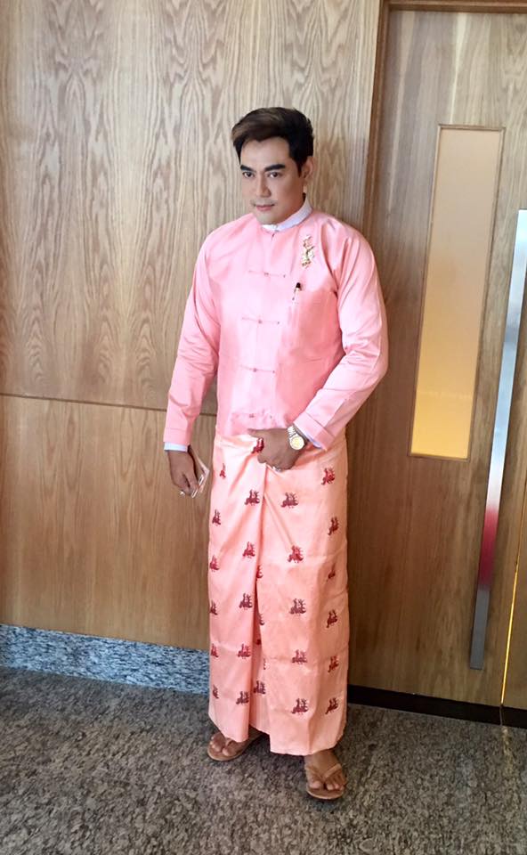 Yan Aung Attends Wedding Ceremony of Moe Yu San and Swan Thu Moe