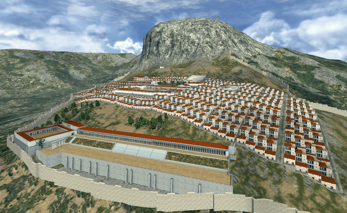 Ingeniería Romana: Priene. Ciudad de la Jonia turca.