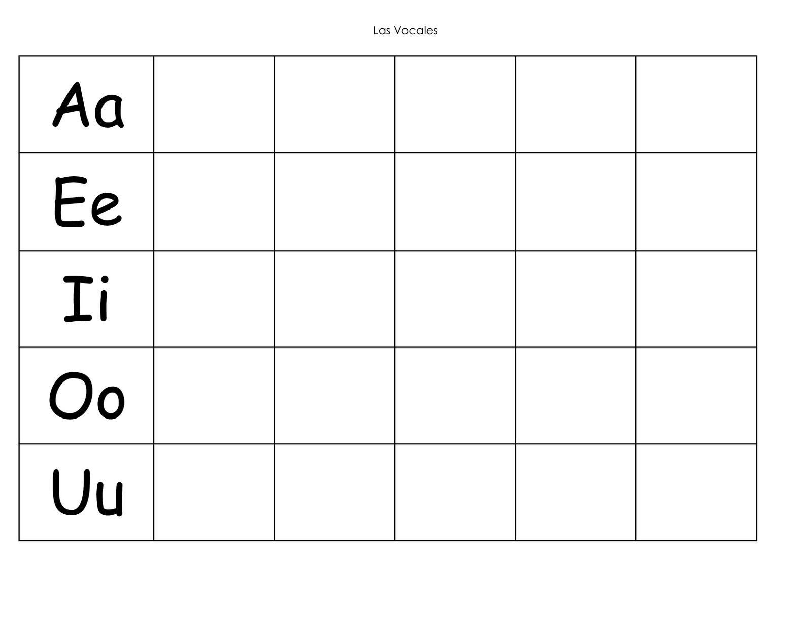 Inicial Sounds-Vowels/Sonido Inicial-Las Vocales ~ Bilingual Montessori