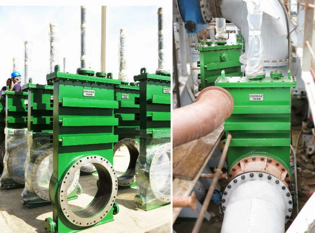 Dredge Yard: Dredge Yard Valves for Two TSHD’s | Dredging Today