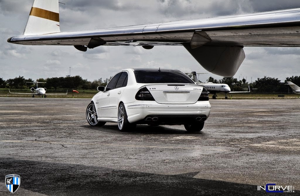 Mercedes W211 E55 AMG on Incurve wheels | BENZTUNING