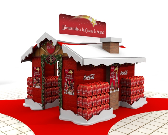 MESH IN-STORE INSPIRATION: Coca Cola in-store Christmas instalations
