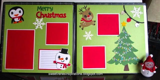 Sweet Irene's Inspirations: Baby's First Christmas Scrapbook Pages