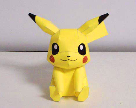 Free Pikachu Papercraft Model - PAPEROX FREE PAPERCRAFT