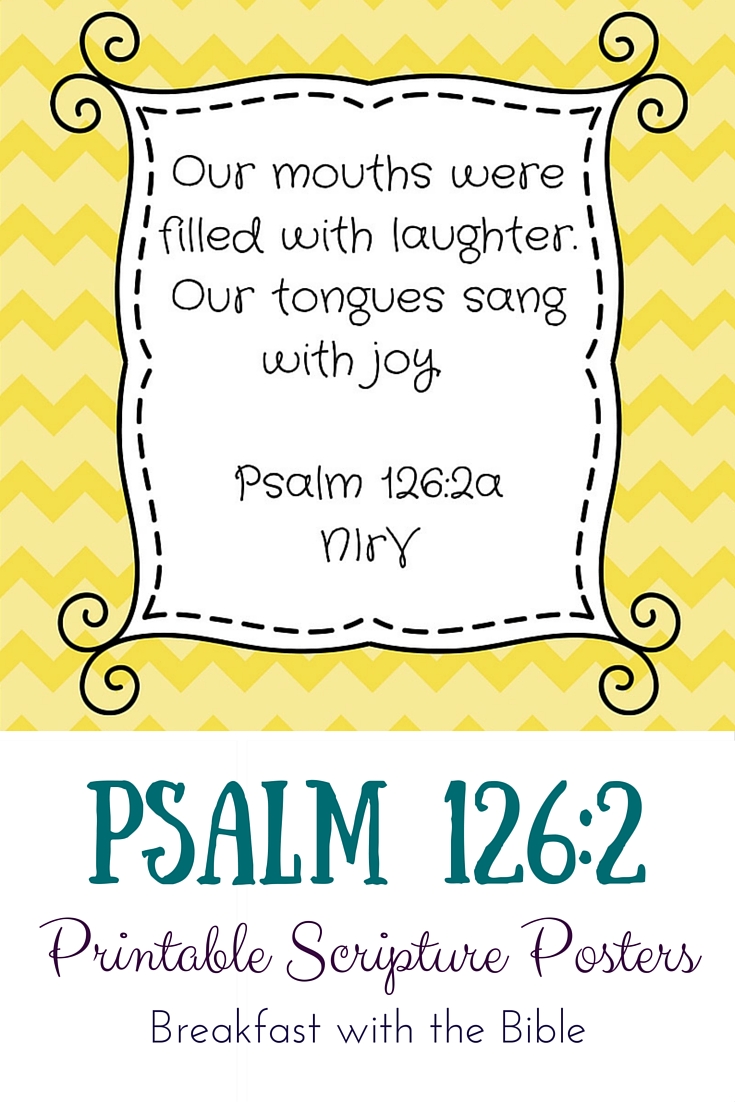 Mommy & Her Men: Scripture Sunday {Psalm 126:2}