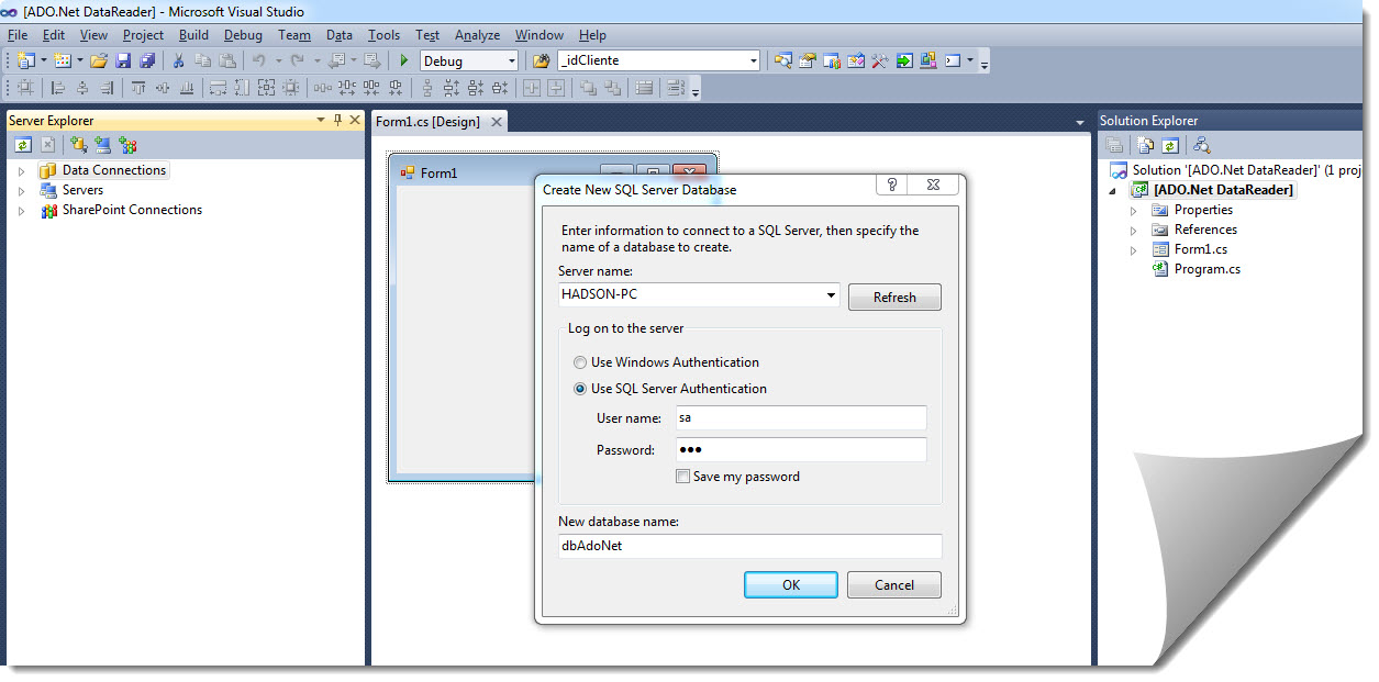 ADO.Net - Recuperar datos con DataReader