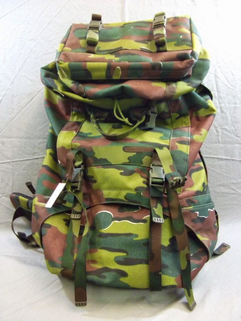 Webbingbabel: Belgian Army Backpack M97 - Sac a Dos Armee Belgique M97
