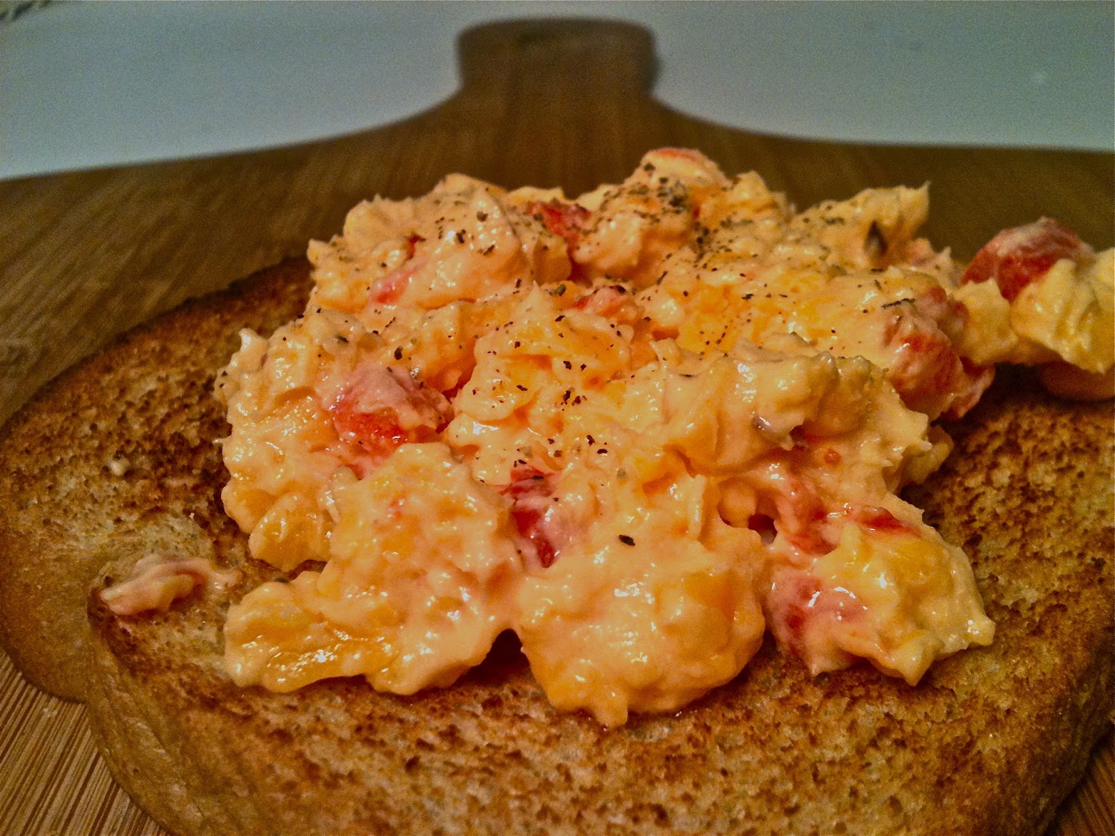 Louis Osteen's Toasted Pimiento Cheese Sandwich ~ Crackerjack23