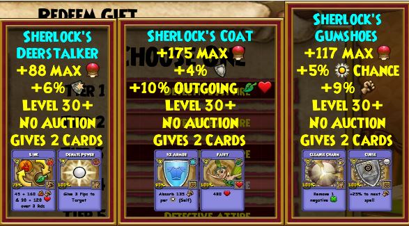 Stars of the Spiral: UPDATED! Wizard101 Great Detective Bundle