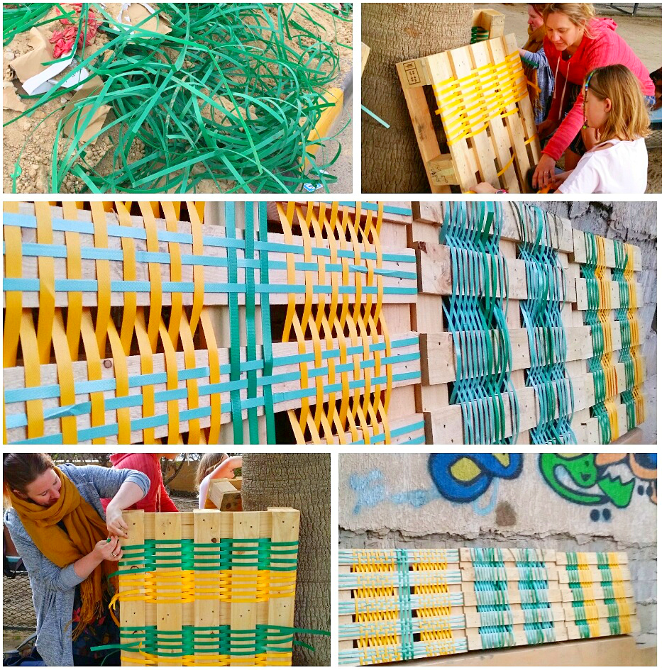 Stitch Story: Weaving to Beautify a Community Garden!