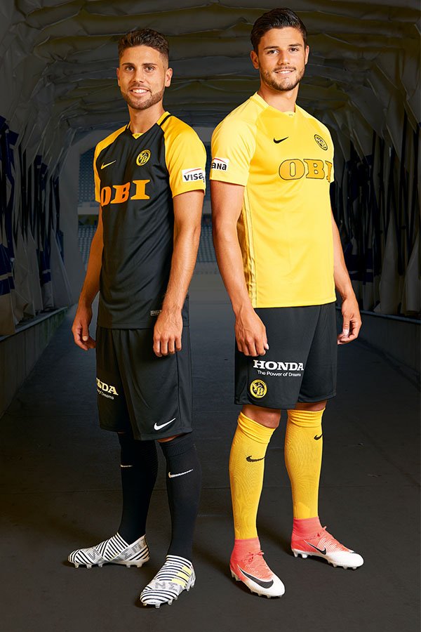 Nike Young Boys 17-18 Home & Away Kits Released - Footy Headlines