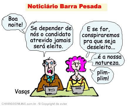 HUMOR: VEJA AQUI AS 3 MELHORES CHARGES DO DIA