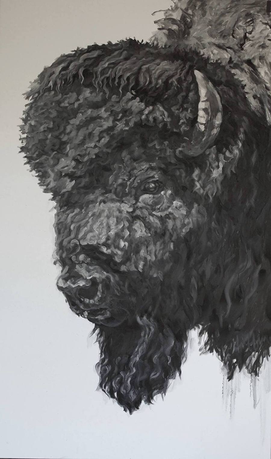 Wildlife Art International: Contemporary Wildlife, Bison Buffalo Fine ...