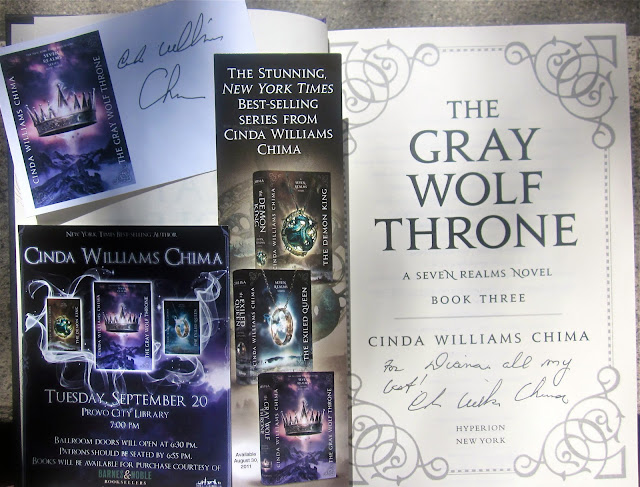 Book Adventures: Friday's Highlight: Cinda Williams Chima, Author Lecture