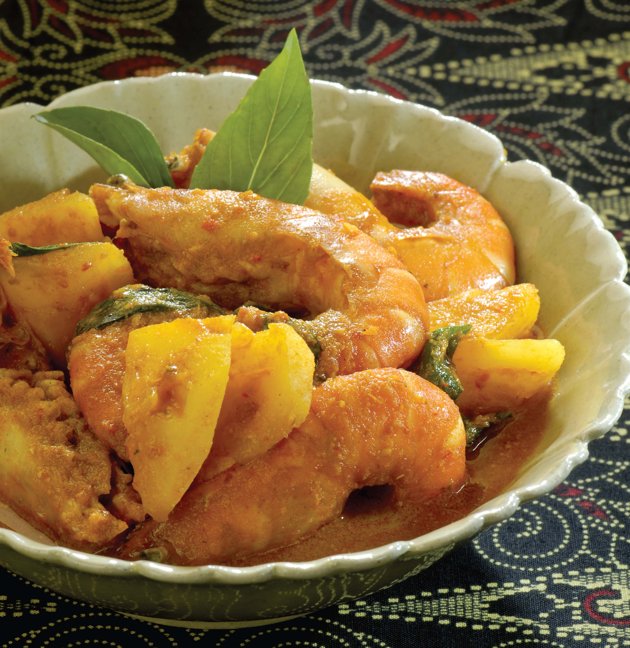 aku Dayat: Gulai Lemak Udang Bersama Nenas