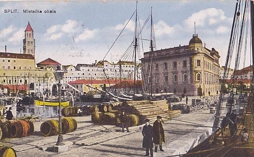 Split - stare slike: Mletačka obala