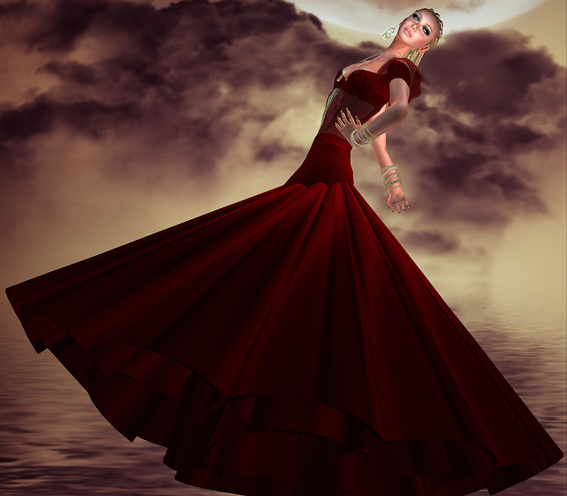 Becky Kénaan's Blog: CWS: Chillin' Red Renaissance Corset Gown ...