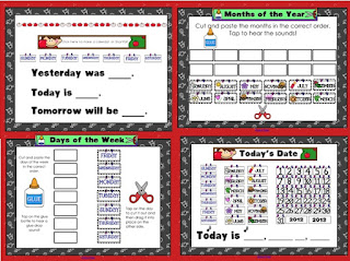 First Grade Gallery- Lessons for Little Learners: SmartBoard Calendar ...