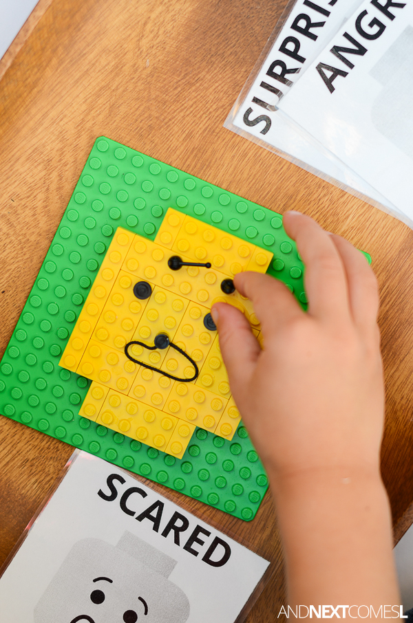 Building Emotions LEGO Activity | And Next Comes L - Hyperlexia Resources