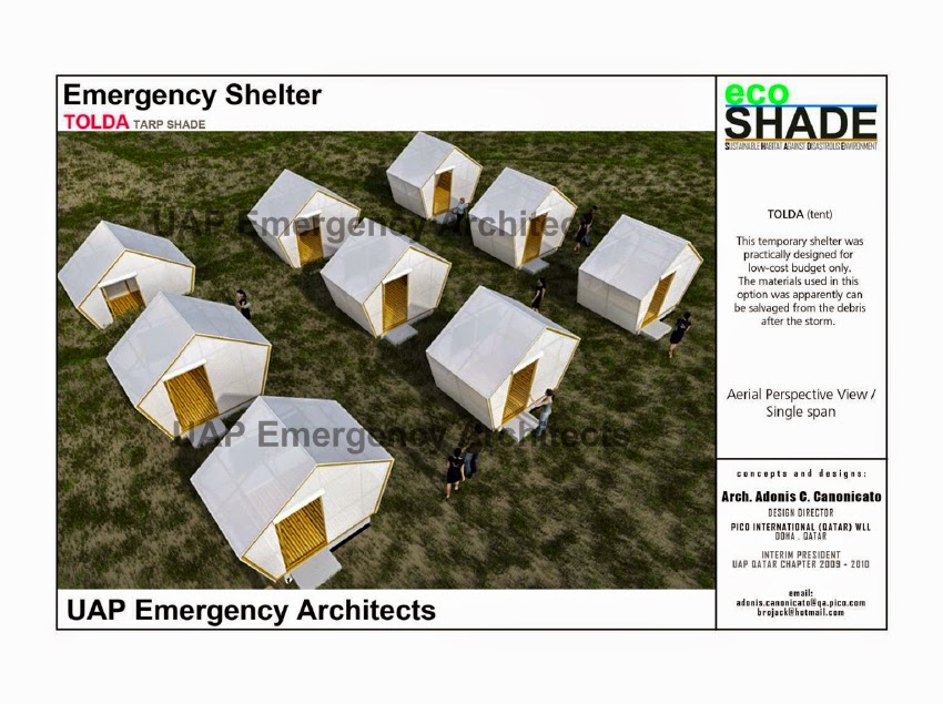 Temporary Shelter: TOLDA ~ UAP Emergency Architects