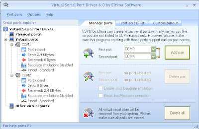 El Mundo de la electronica: Puerto serial virtual