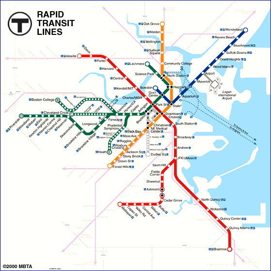 Metro Map Pictures: Boston Metro Map Pictures