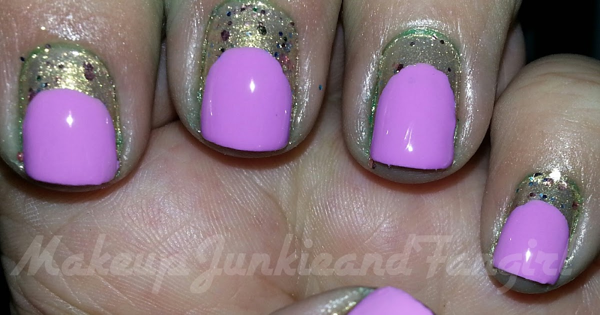 Makeup Junkie and Fangirl: Glam and Ultra Violet Mani
