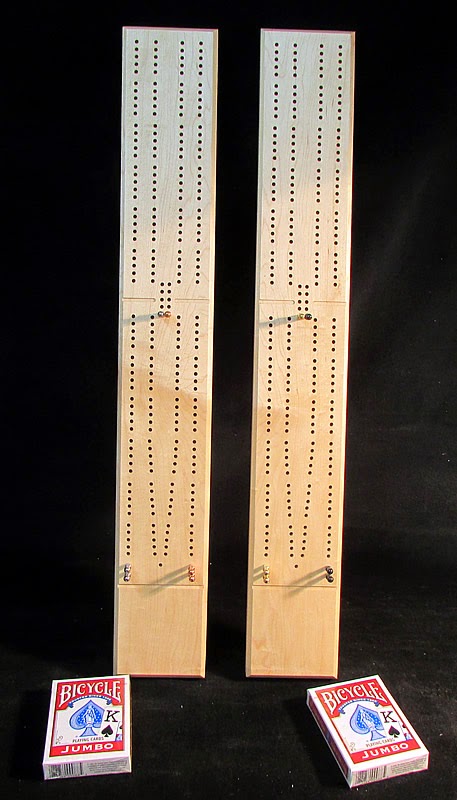 Splinters Woodworks: Custom Tournament Style Cribbage Boards