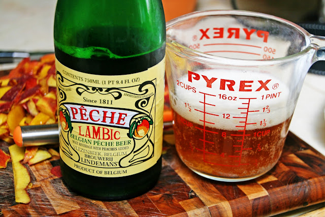 Love from the Kitchen: Peach Lambic Sorbet