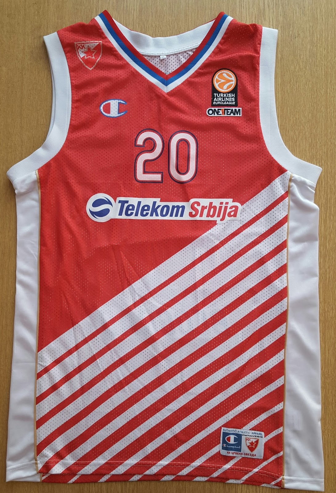 Basketball Jerseys : RED STAR BELGRADE (CRVENA ZVEZDA) JERSEYS