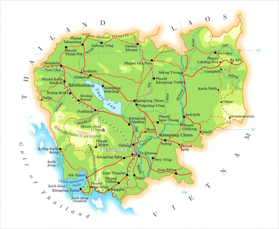 MAPS OF CAMBODIA