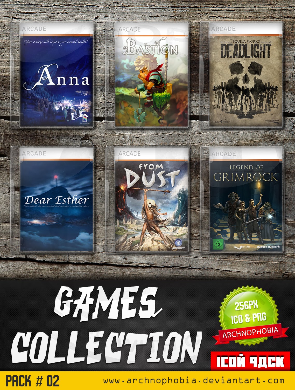 ArchnophobiA: Games Collection Pack #02 (ICONS PACK)