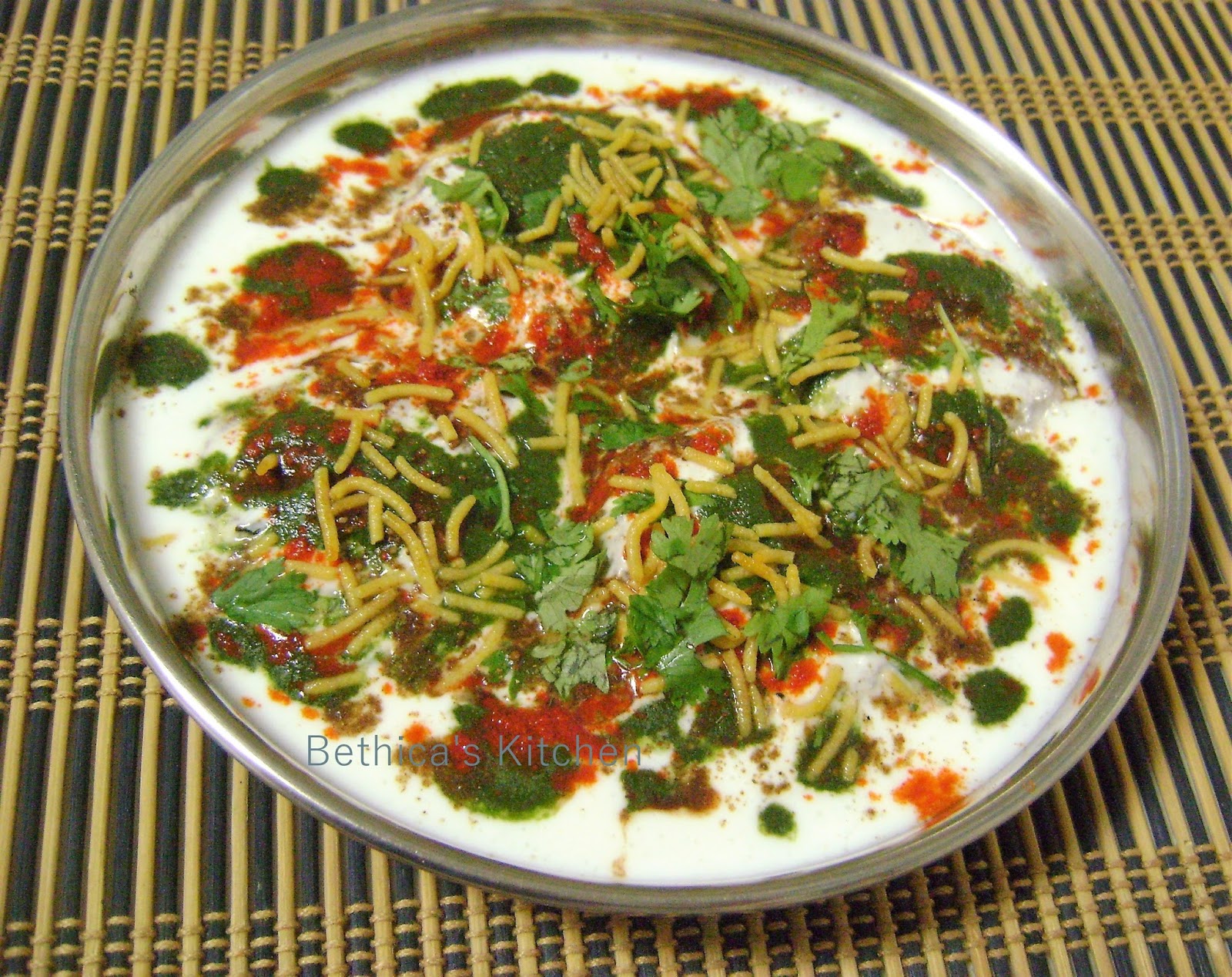 Bethica's Kitchen Flavours: Dahi Bhalla (Fried Lentil Dumplings In ...