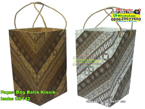 Paper Bag Batik Klasik | Souvenir Pernikahan