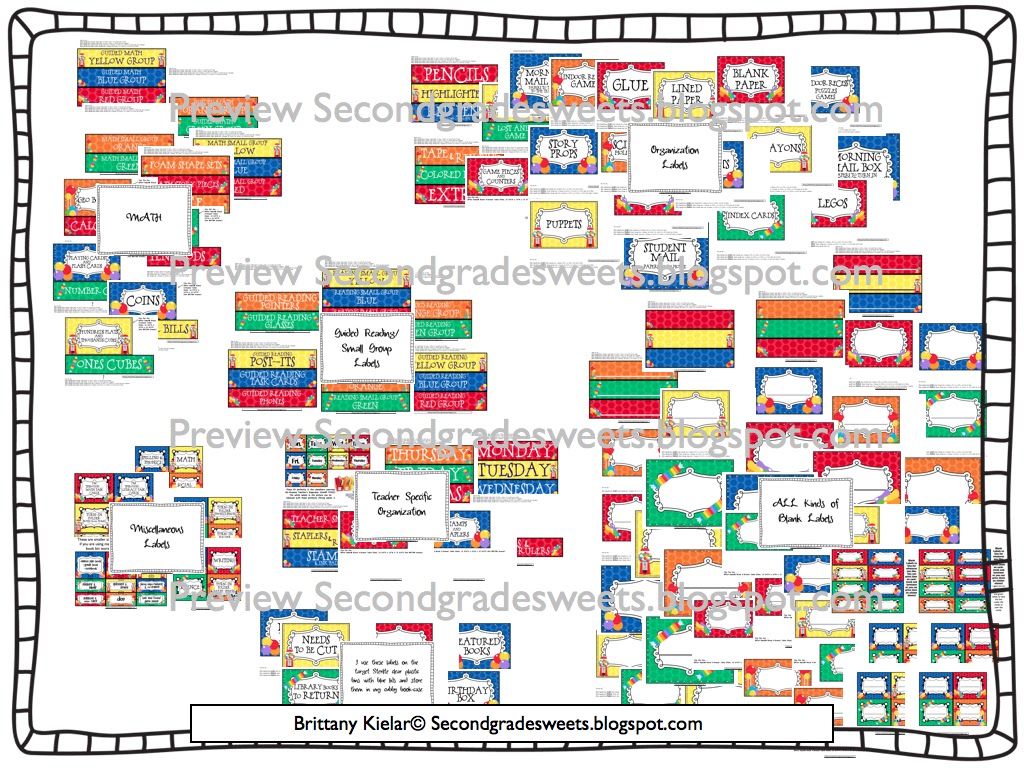 Sweet Seconds: I'm BACK! Candy Themed Labels