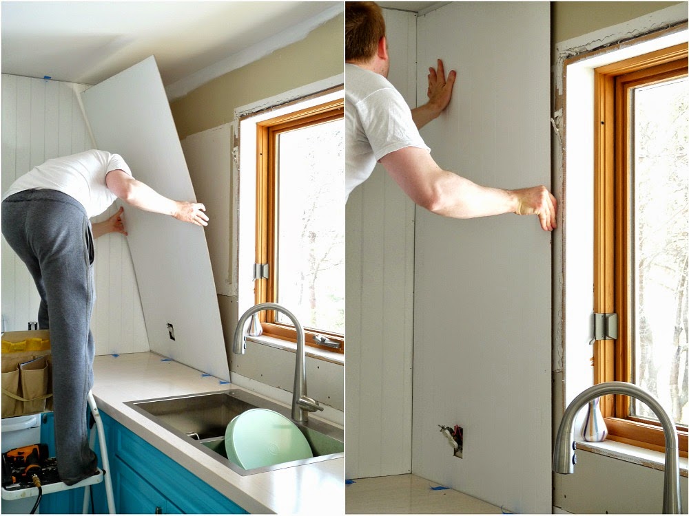 Kitchen Progress: It's Panel Time! (Installing Modern Paneling) | Dans ...